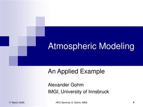 ppt atmospheric modeling powerpoint presentation free download id