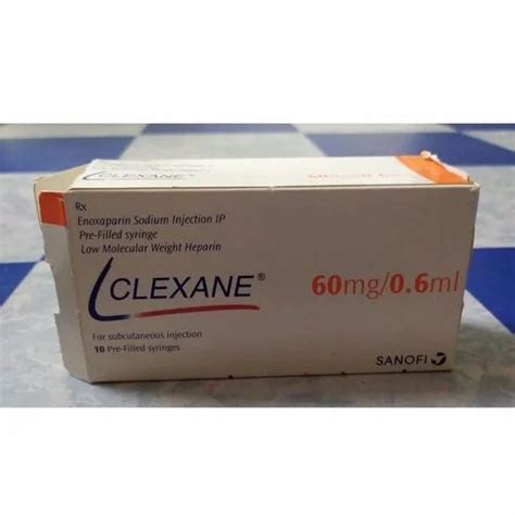 Clexane 60mg Enoxaparin Sodium Injection At ₹ 425 Box In Kolhapur Id 2851966451348