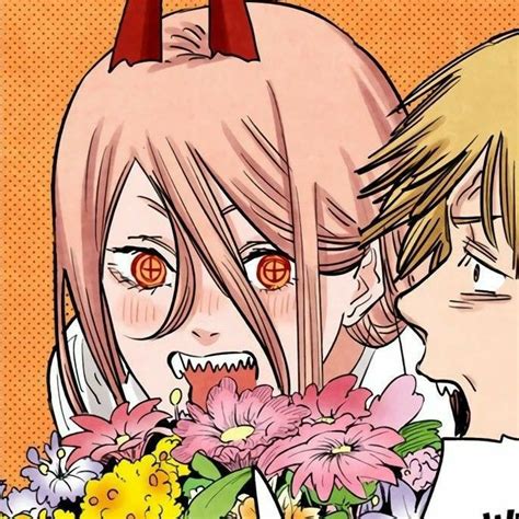 Chainsaw Man Flowers Csm Power Official Art Chainsaw Man Power