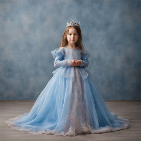 Young Girl Prinsses In A Blue Prinsses Dress 1 By Kubaord On Deviantart
