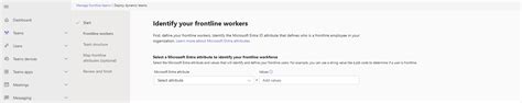 대규모로 최전방 동적 팀 배포 microsoft 365 for frontline workers microsoft learn