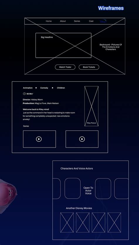 Inside Out 2 Ux Ui One Pager 4 Images Behance