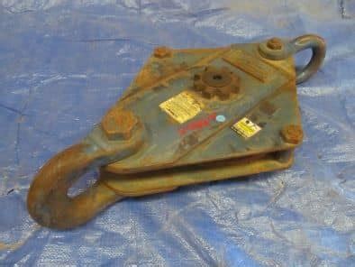 Double Sheave Snatch Block W Hook Ton Certified Sales Rentals