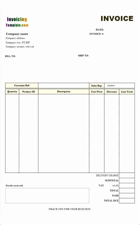 Timesheet Invoice Template Excel Shooters Journal
