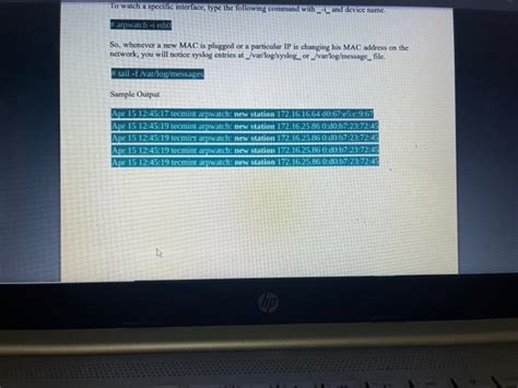 Solved Lab 3 Aim Detect ARP Spoofing Using Open Source Tool Chegg Com