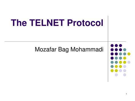 PPT The TELNET Protocol PowerPoint Presentation Free Download ID 4476622