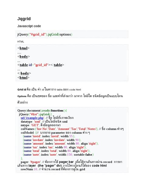 Jqgrid Pdf