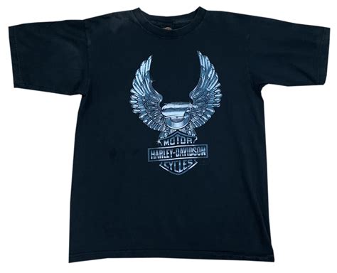 Vintage Harley Davidson Motorcycles Black T Shirt Size Xl — Rootsbk