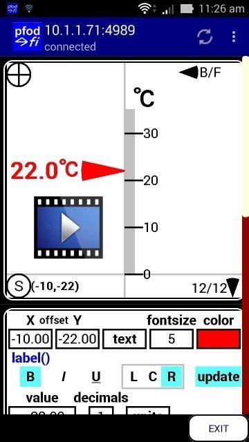 Pfodguidesigner App Design Interactive Gui Components For Pfodapp