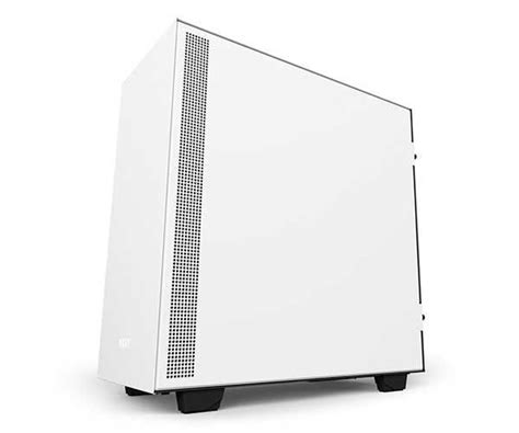 Gabinete Nzxt H500 Lateral Em Vidro Branco Preto Ca H500b W1 Pichau