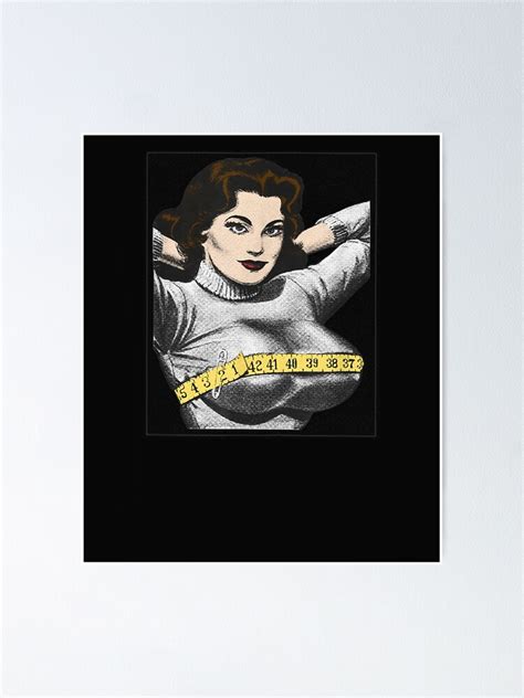Retro Inch Plus Boobs Sexy Big Tit Pin Up Girl T Shirt Poster For Sale By Lukifo Mission