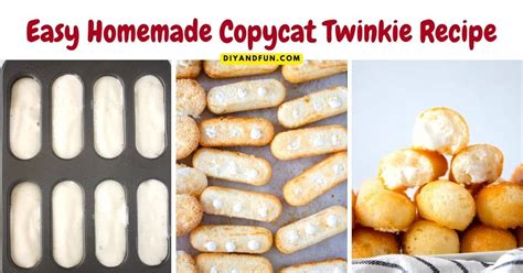 Easy Homemade Copycat Twinkie Recipe Diy And Fun