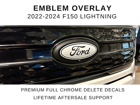 2022 2024 F150 Lightning Emblem Overlay Read Description Etsy Uk