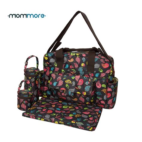 Mommore 5 шт компл Bolsa для пеленок младенца сумка для Сумки для подгузников для мам женская