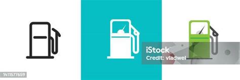 가스 주유소 아이콘 벡터 라인 개요 스트로크 아트와 플랫 기호 또는 연료 연료 가솔린 자동차 펌프 그래픽 그림 모양 실루엣으로 흰색과 파란색에 고립 된 클립 아트