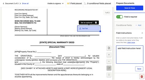 View Add Or Edit Field Instructions Proof Help Center