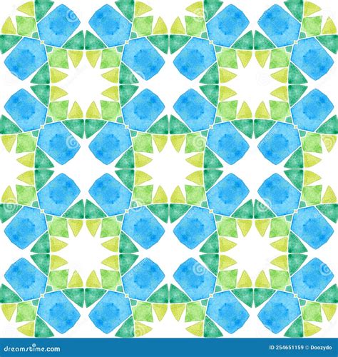 Tropical Seamless Pattern Green Unequaled Stock Illustration