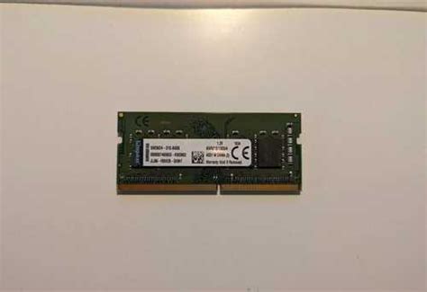 Оперативная память Kingston 4 Гб Ddr4 2133 Sodimm Санкт Петербург