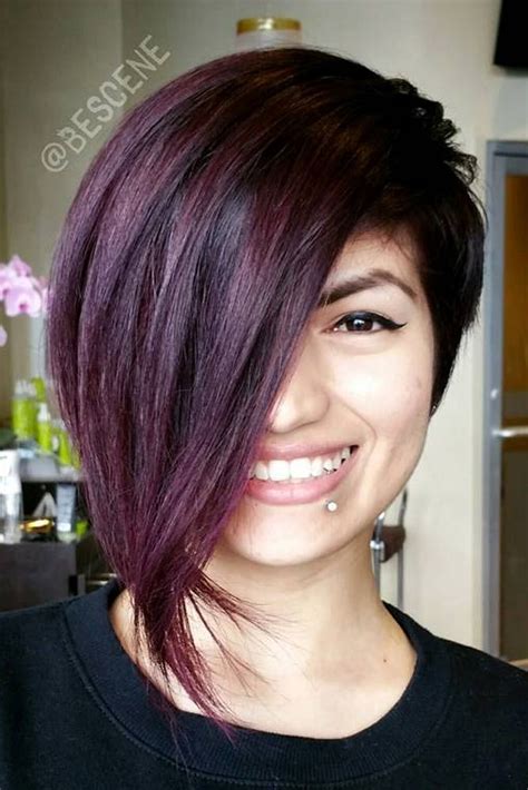 Let Style Improving And Face Flattering Asymmetrical Haircut In Your