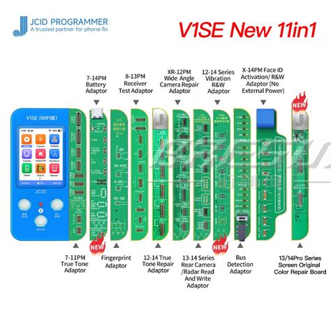 JC V1SE Programmer Phone X 11 12 13 14Series Photosensitive Original Color Touch Vibration