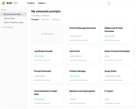 I Built A Free Prompt Manager Knit Rpromptcoding