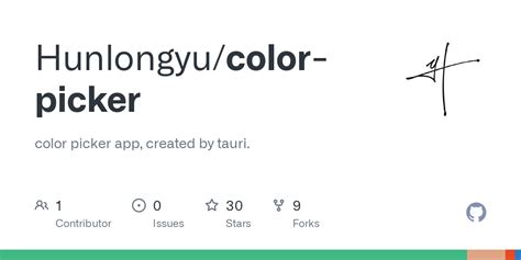 GitHub Hunlongyu Color Picker Color Picker App Created By Tauri