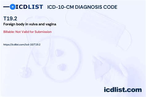 ICD CM Diagnosis Code T Foreign Body In Vulva And Vagina