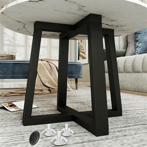 18 Inch Coffee Table Legs Metal End Table Base 600lbs With