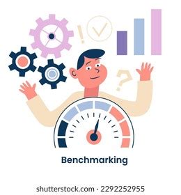 Benchmarking Analysis Effective Functioning Business Idea Stock Vector Royalty Free 2292252955
