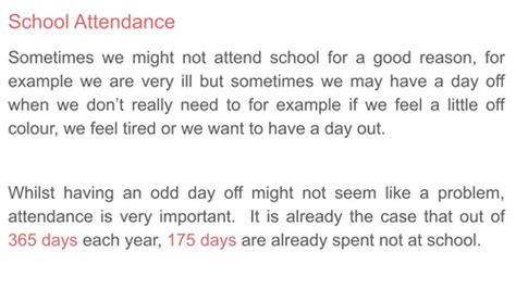 Attendance And Punctuality Tutorial Assembly Teaching Resources