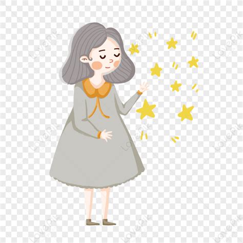 꿈꾸는 소녀 Png 일러스트 무료 다운로드 Lovepik