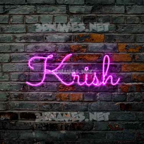 Krish Name Images
