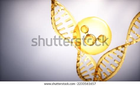 3d Rendered Microscopic Particle Structure Stock Illustration