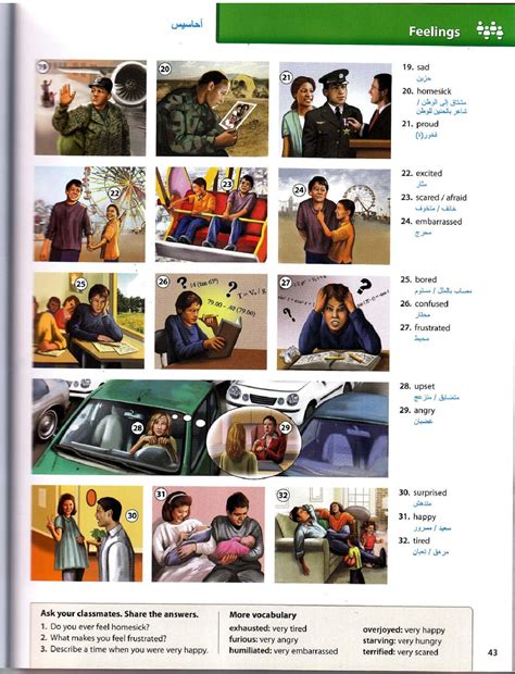 Oxford English Picture Dictionary Enlish Arabic Ismail Rao Page 54