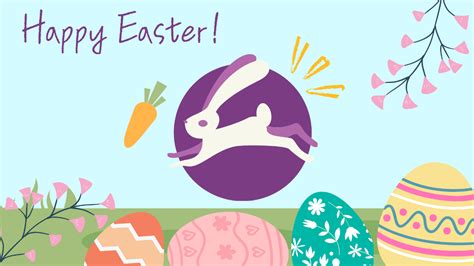 Free Easter Teams Background Template To Edit Online