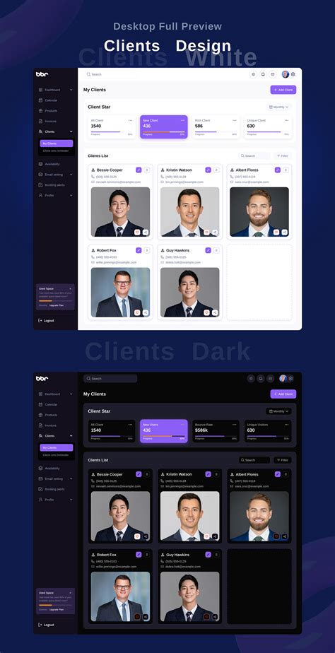 Saas Barbershop Admin Dashboard Behance