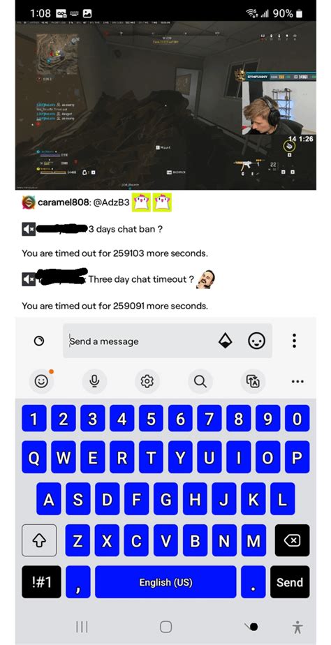 Symfunny Stream Timeout For Calling Out His Hacks R Warzone