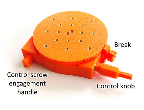 Printed Rotational Stage By Remirafael Download Free Stl Model