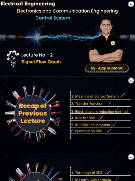 Signal Flow Graph Lec 02 Class Notes Pdf