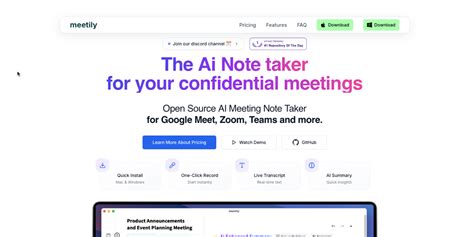 Github Zackriya Solutionsmeeting Minutes Privacy First Ai Meeting