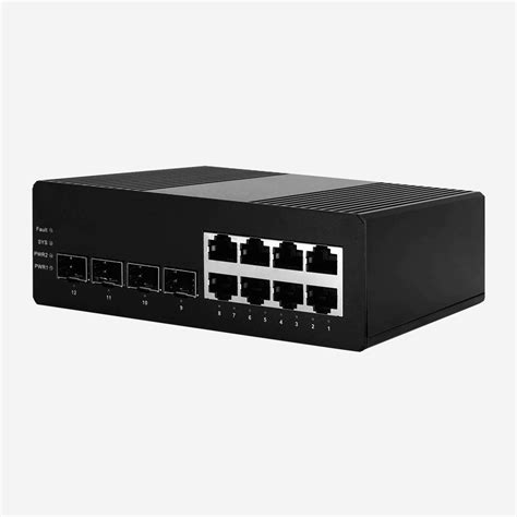 8 Poe Ports 4 Sfp Layer 2 Poe Switch Igmp V1 V2 Multicast Protocol