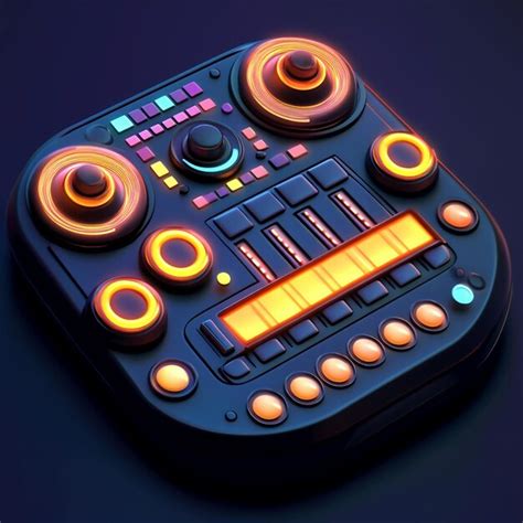 3d Beat Machine Icon Music Production And Rhythm Illustration Logo