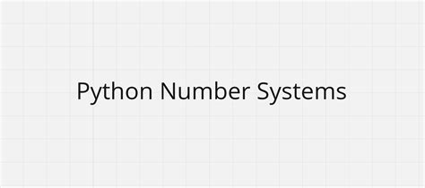 Binary Octal Decimal And Hexadecimal Number Systems In Python By Clint G L Simiyu Medium