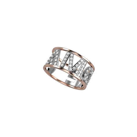 Anello Nome Amore Nardelli Oro Con Diamanti Personalizzabile