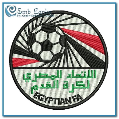 Egypt National Football Team Logo Embroidery Design Emblanka