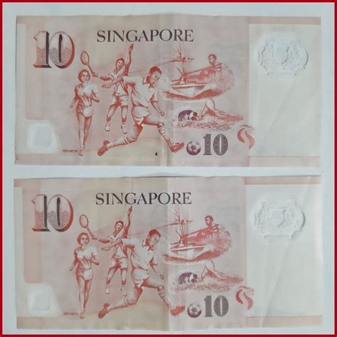 Sgd 10 Polymer Note Lhl Signature 2aa And 9aa Hobbies And Toys