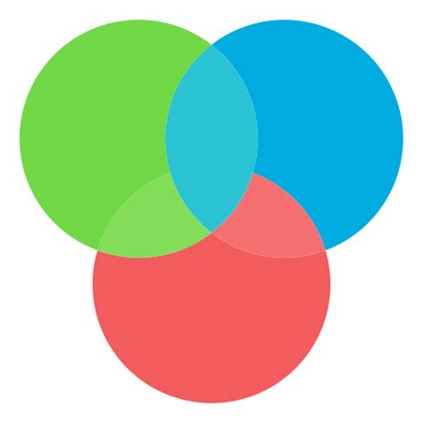 Intersection Generic Color Fill Icon