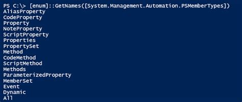 Working With Powershells Get Member Cmdlet