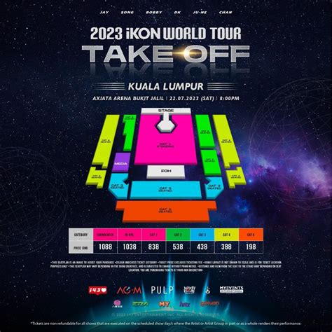 Ticketing Service 2023 Ikon World Tour Take Off In Kuala Lumpur