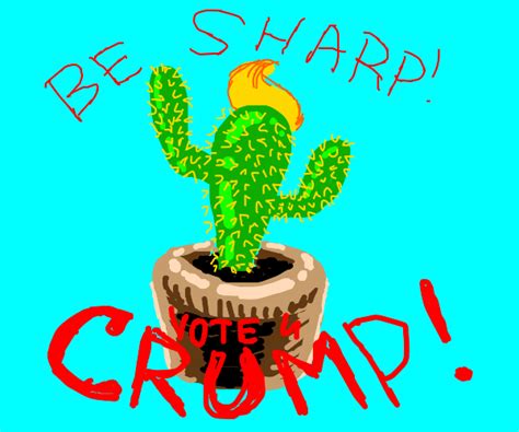Sentient Cactus Runs For President Drawception